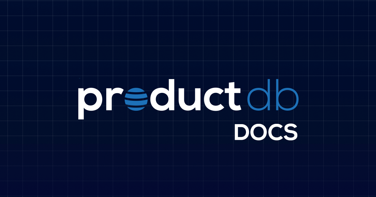 ProductDB Documentation | ProductDB Docs